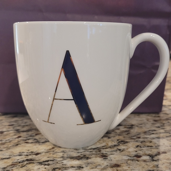 kate spade | Kitchen | Kate Spade Letter A Cup Nwob | Poshmark